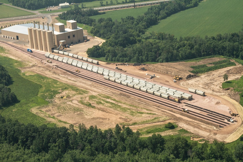 Frac Sand Terminal | Via Rail | Via Rail Engineering