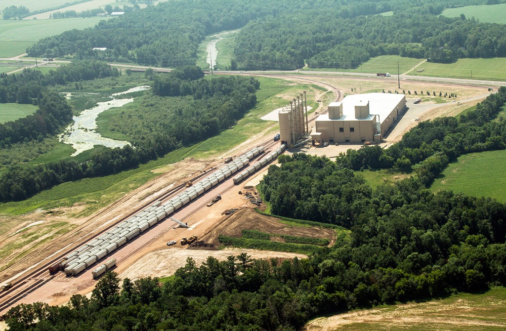Frac Sand Terminal | Via Rail | Via Rail Engineering