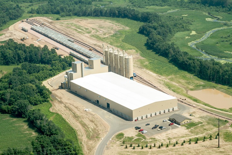 Frac Sand Terminal | Via Rail | Via Rail Engineering